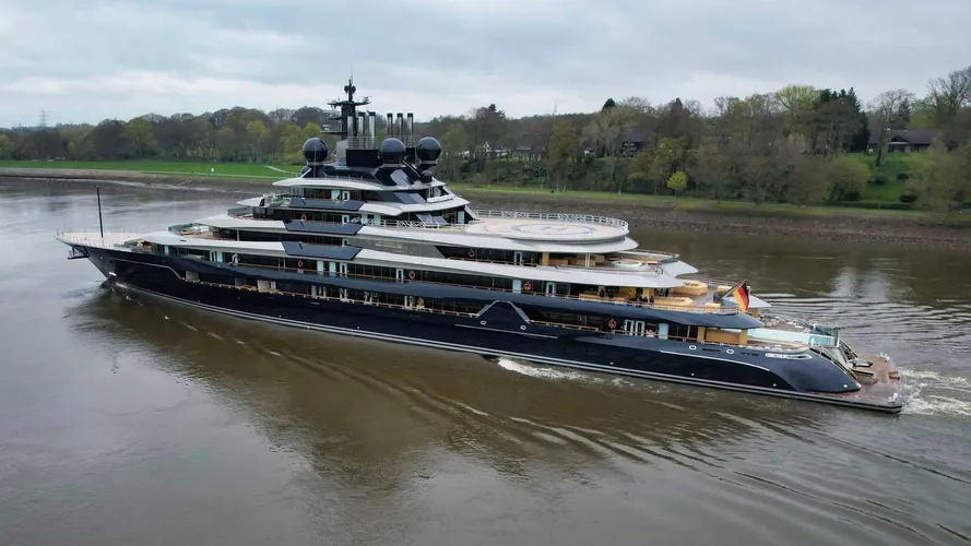 Luminance yacht (Lurssen, 138.8m, 2024)